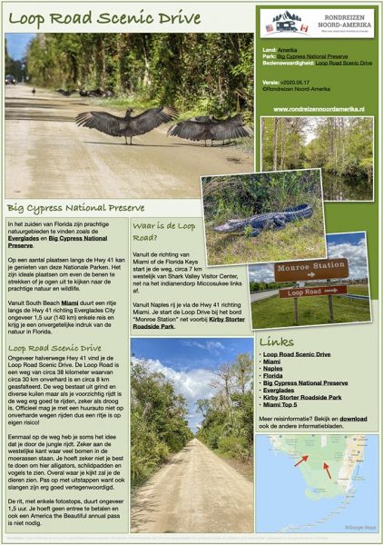 De Loop Road langs Hwy 41 mag je niet missen in Florida! | Rondreizen ...